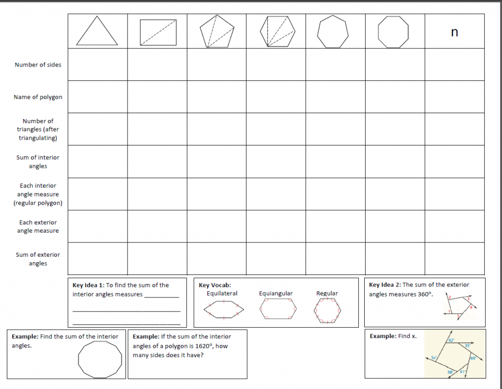 Quadrilaterals and Other Polygons | Systry